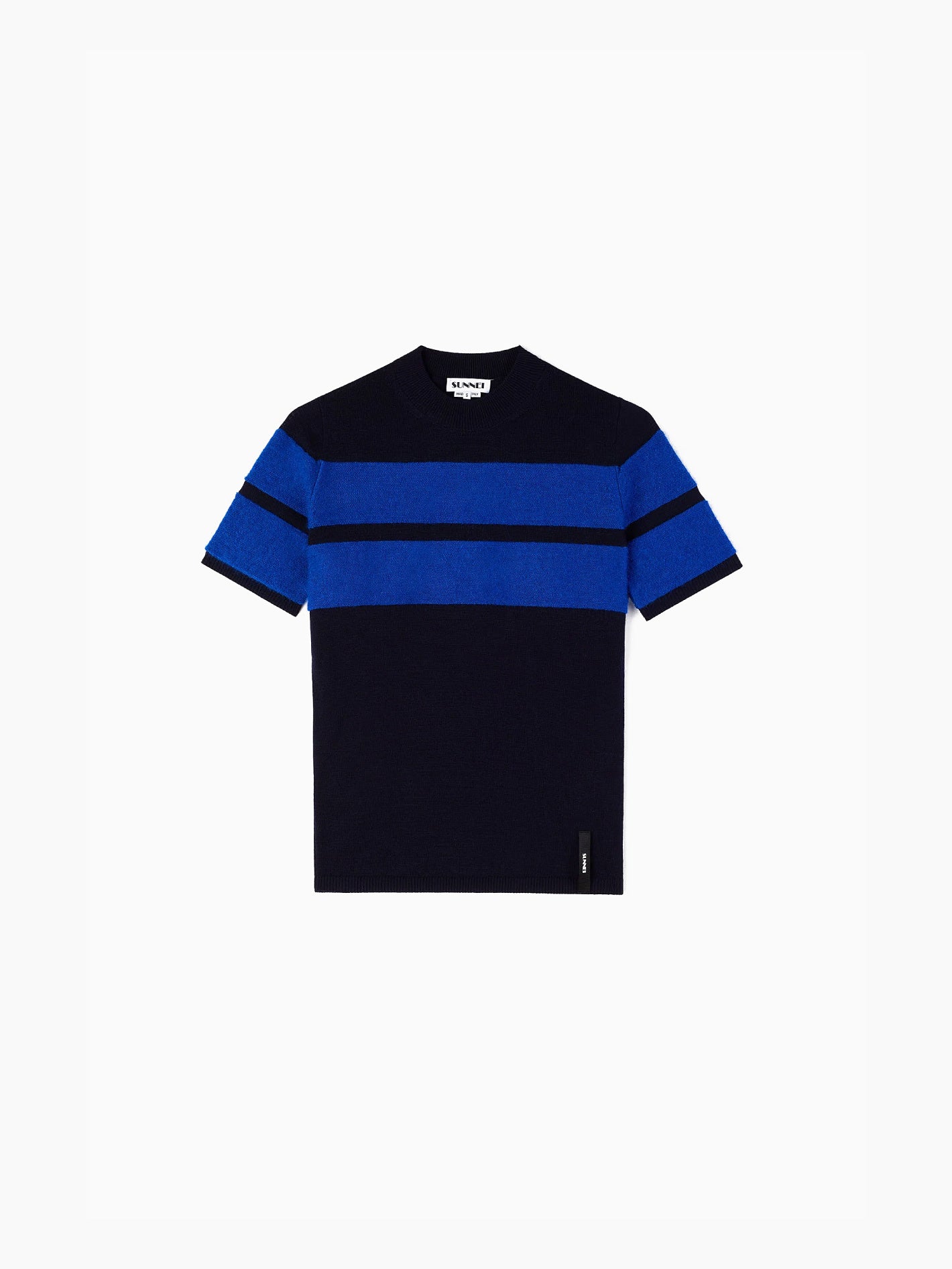 Striped Knit Top Dark Blue/Blue - Bassal Store