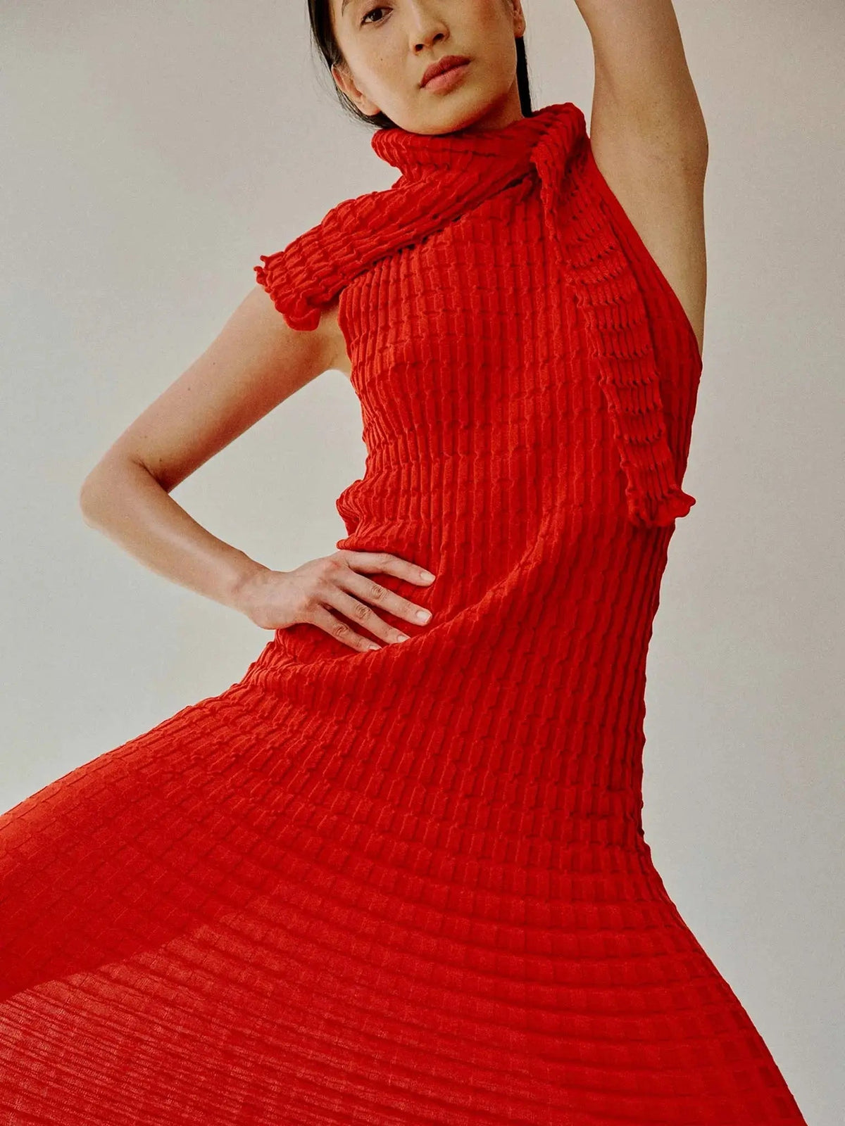 Udon Dress Red - Bassal Store